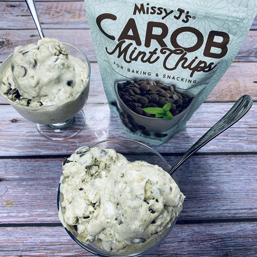 Mint Carob Chip Ice Cream | Missy J's