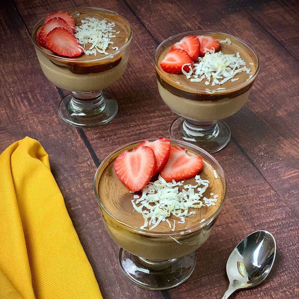 Vegan Coconut Carob Pudding - Missy J's