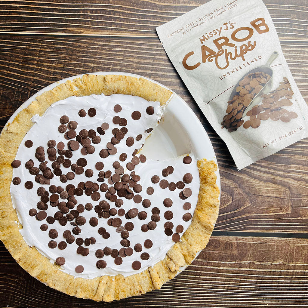 Carob Pudding Pie - Missy J's