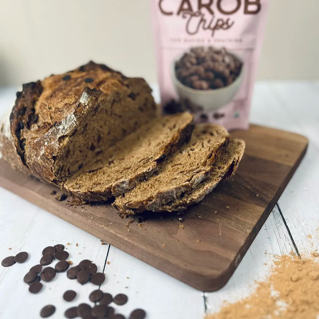 Carob Sourdough Bread – Crunchy, Soft & Naturally Sweet