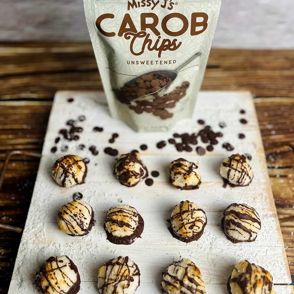 Carob Macaroons | Sugar-Free Coconut Treats